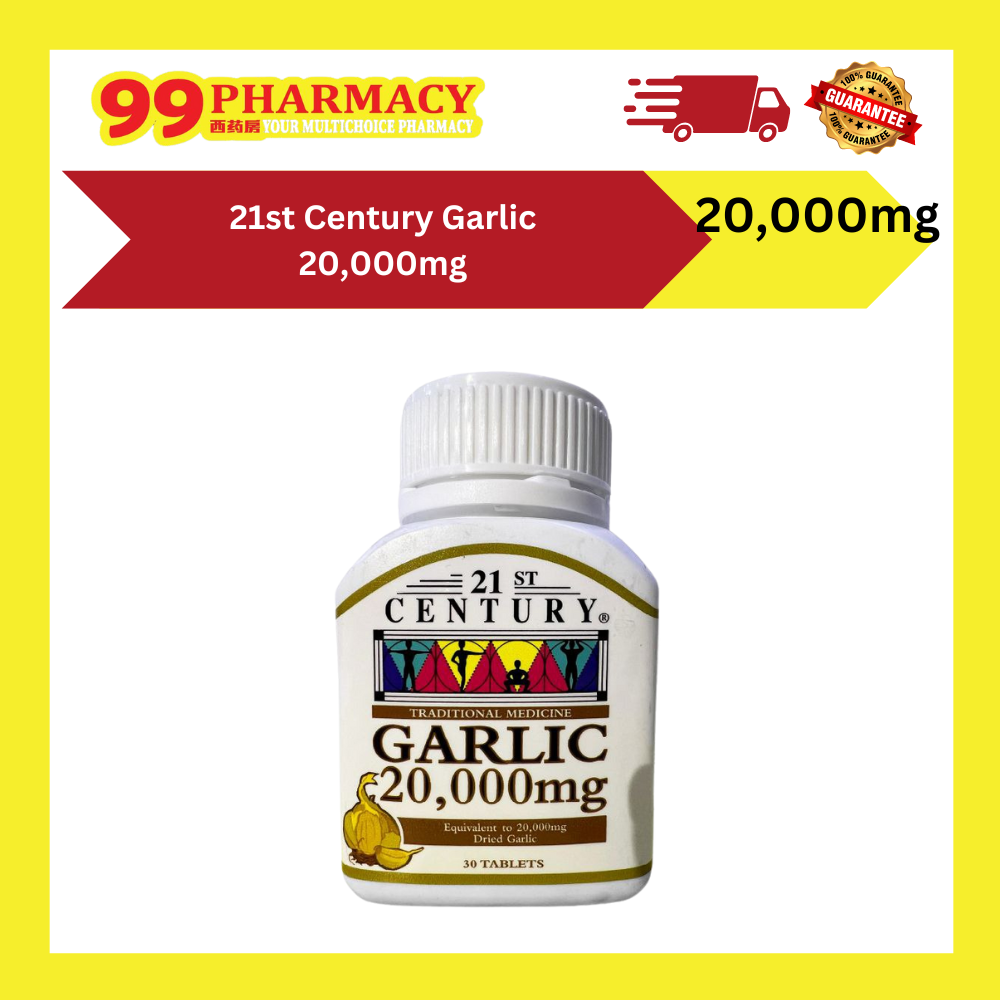 21ST CENTURY Garlic 20000mg 30's